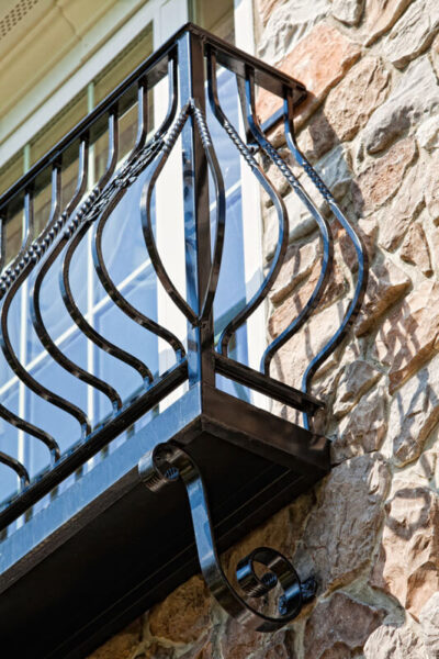 Balcony Railings - Compass Ironworks