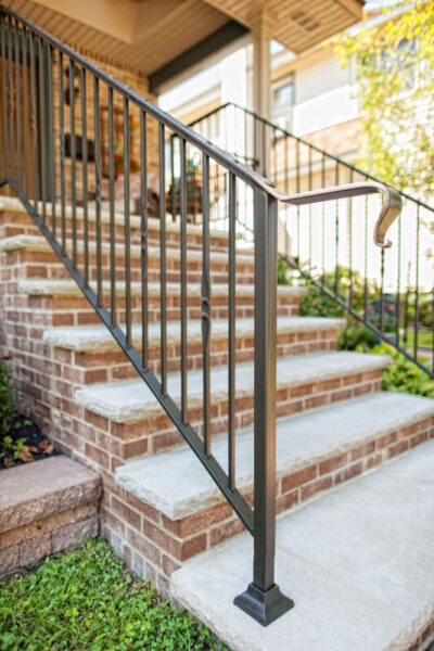 Exterior Design Railing Gallery - Compass Ironworks
