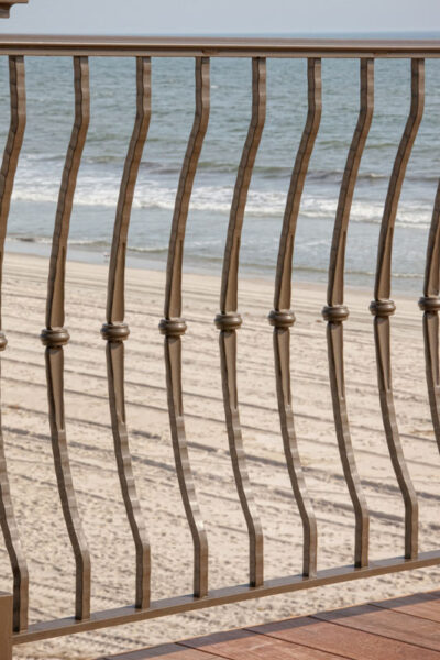 Belly Shore Railing - Compass Ironworks