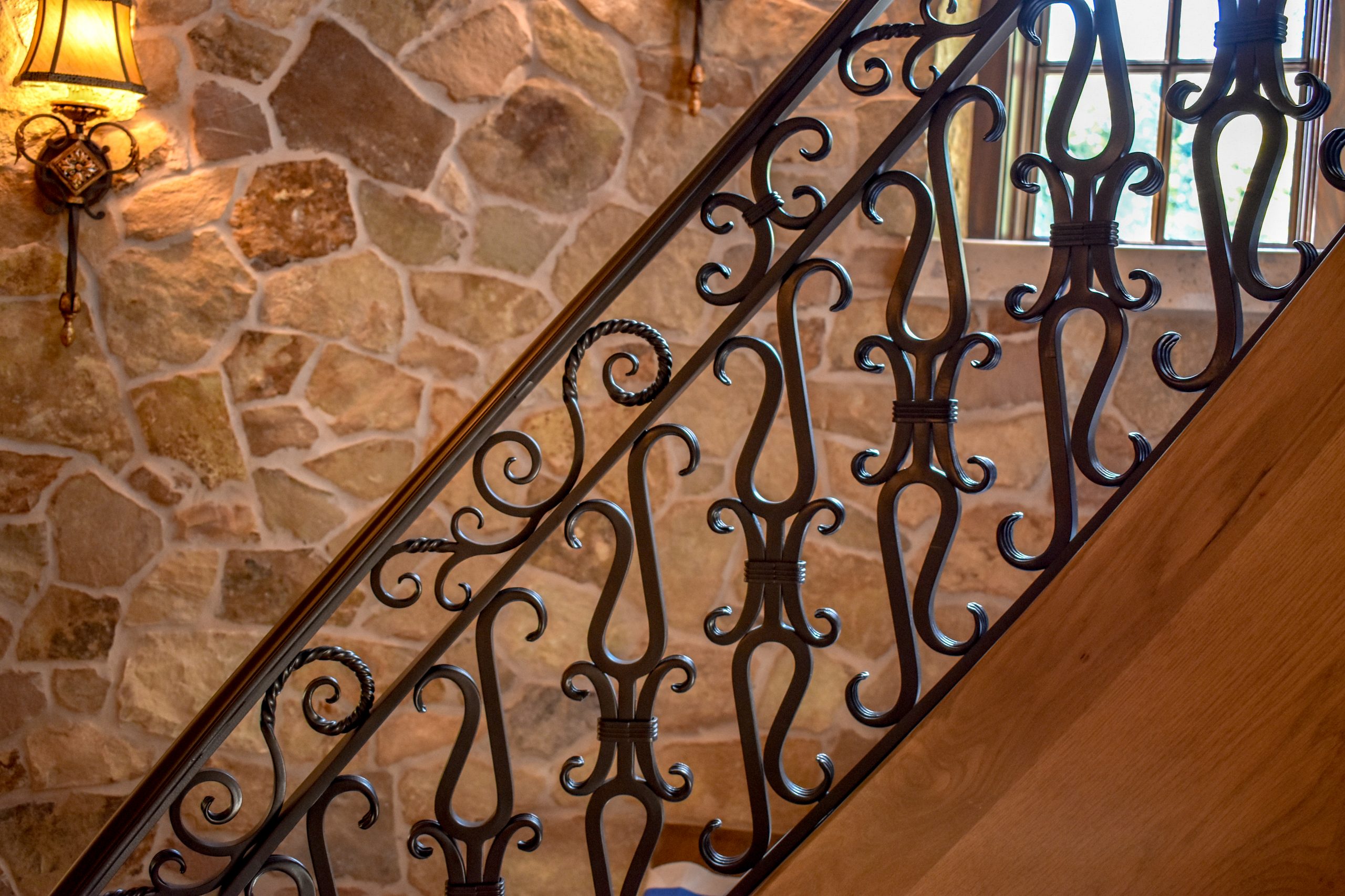 Interior Railing - Compass Ironworks