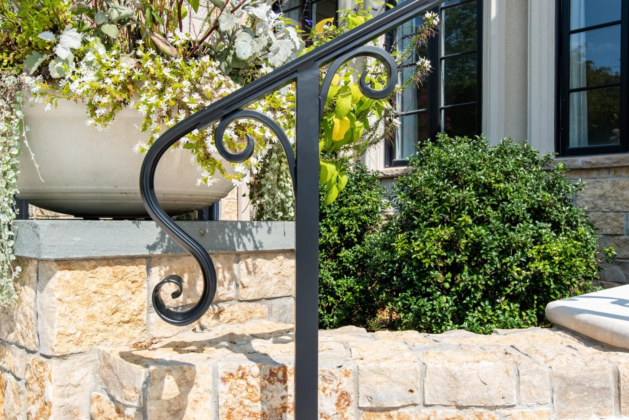Exterior Design Railing Gallery - Compass Ironworks