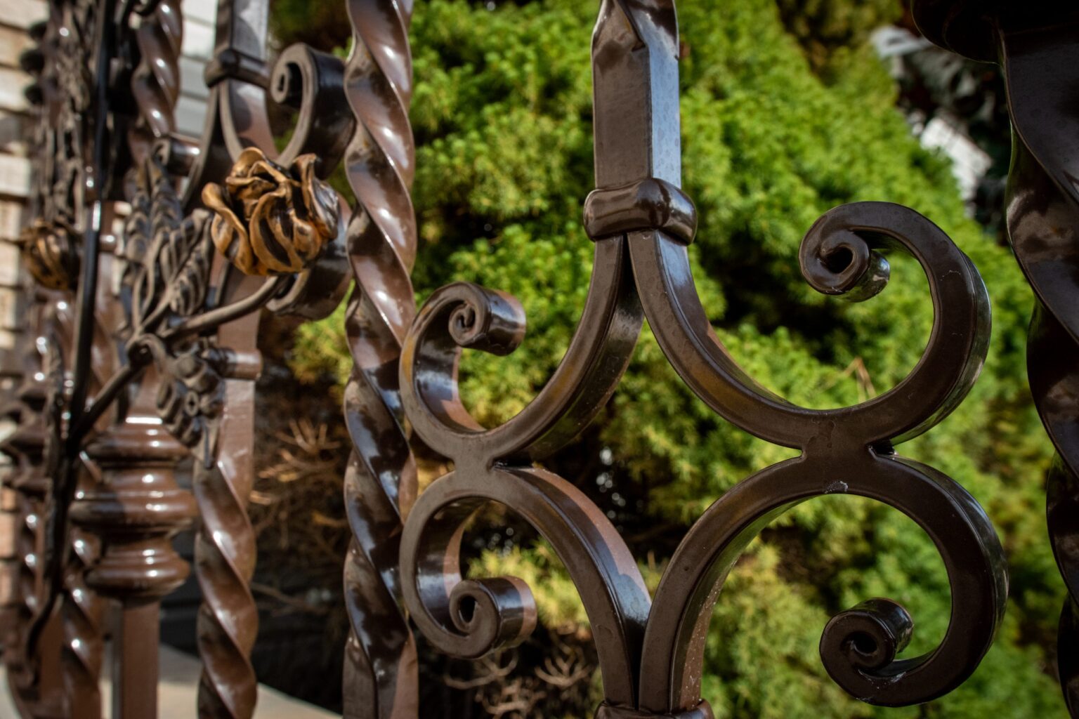 Exterior Design Railing Gallery - Compass Ironworks