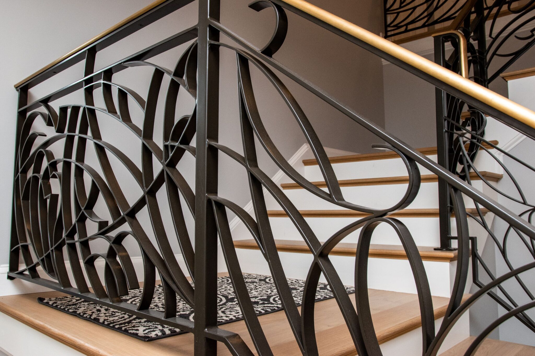 Interior Railings - Compass Ironworks
