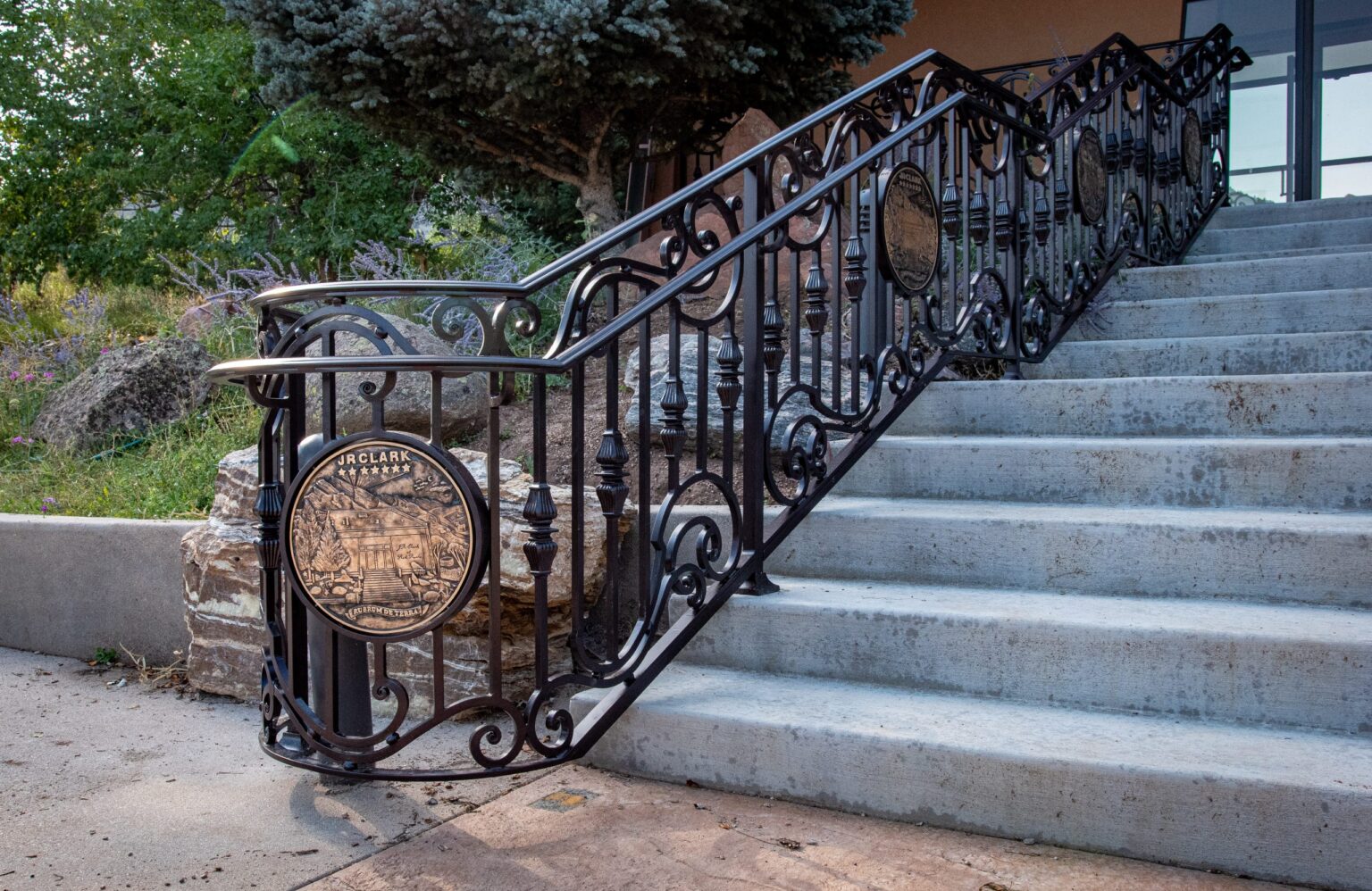 Exterior Design Railing Gallery - Compass Ironworks