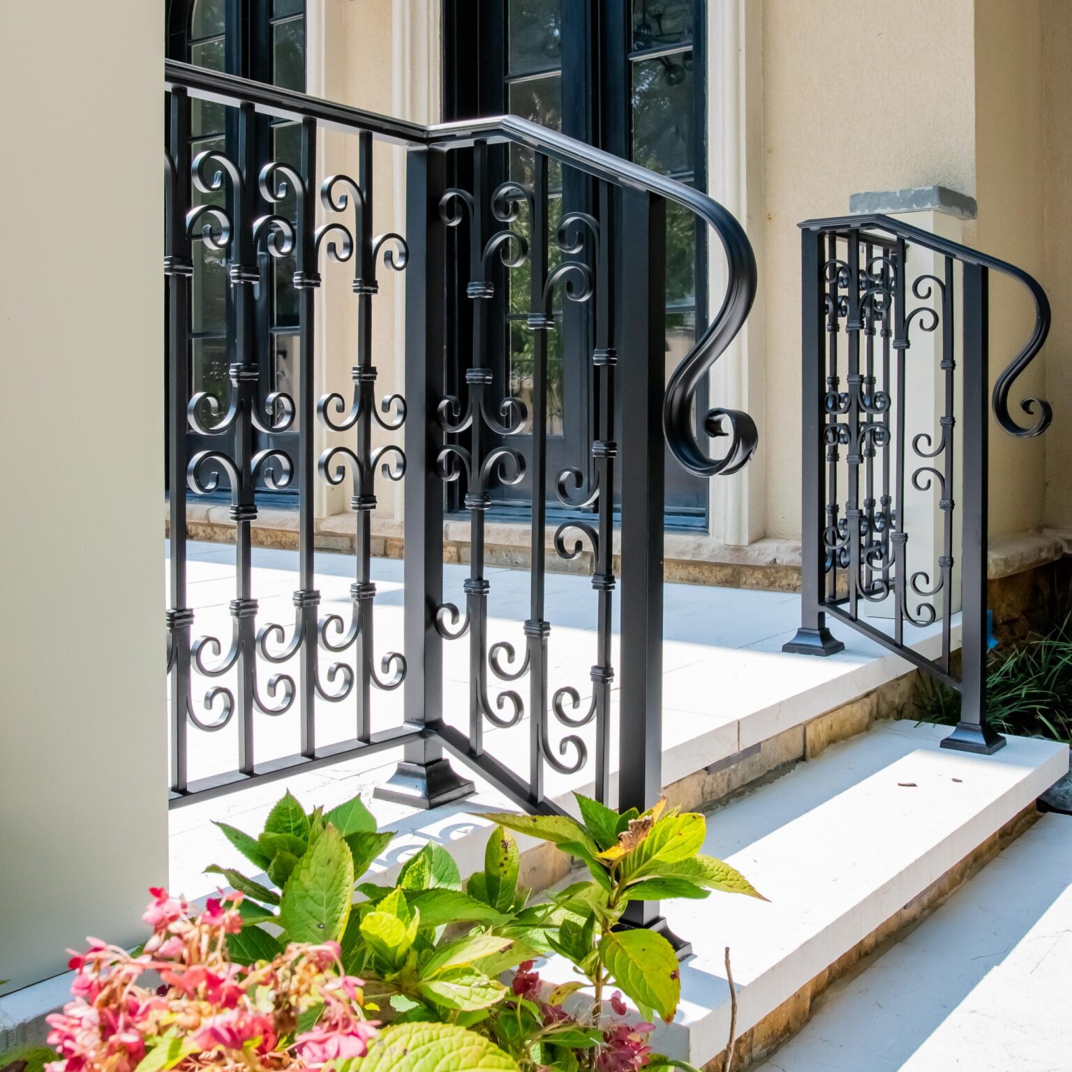 Exterior Design Railing Gallery - Compass Ironworks