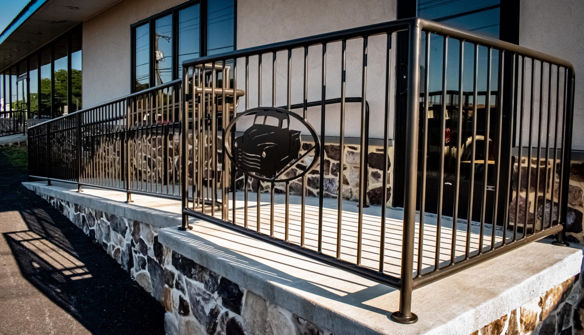 Exterior Design Railing Gallery - Compass Ironworks