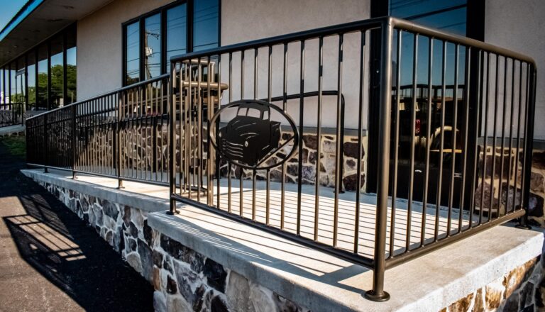 Exterior Design Railing Gallery - Compass Ironworks