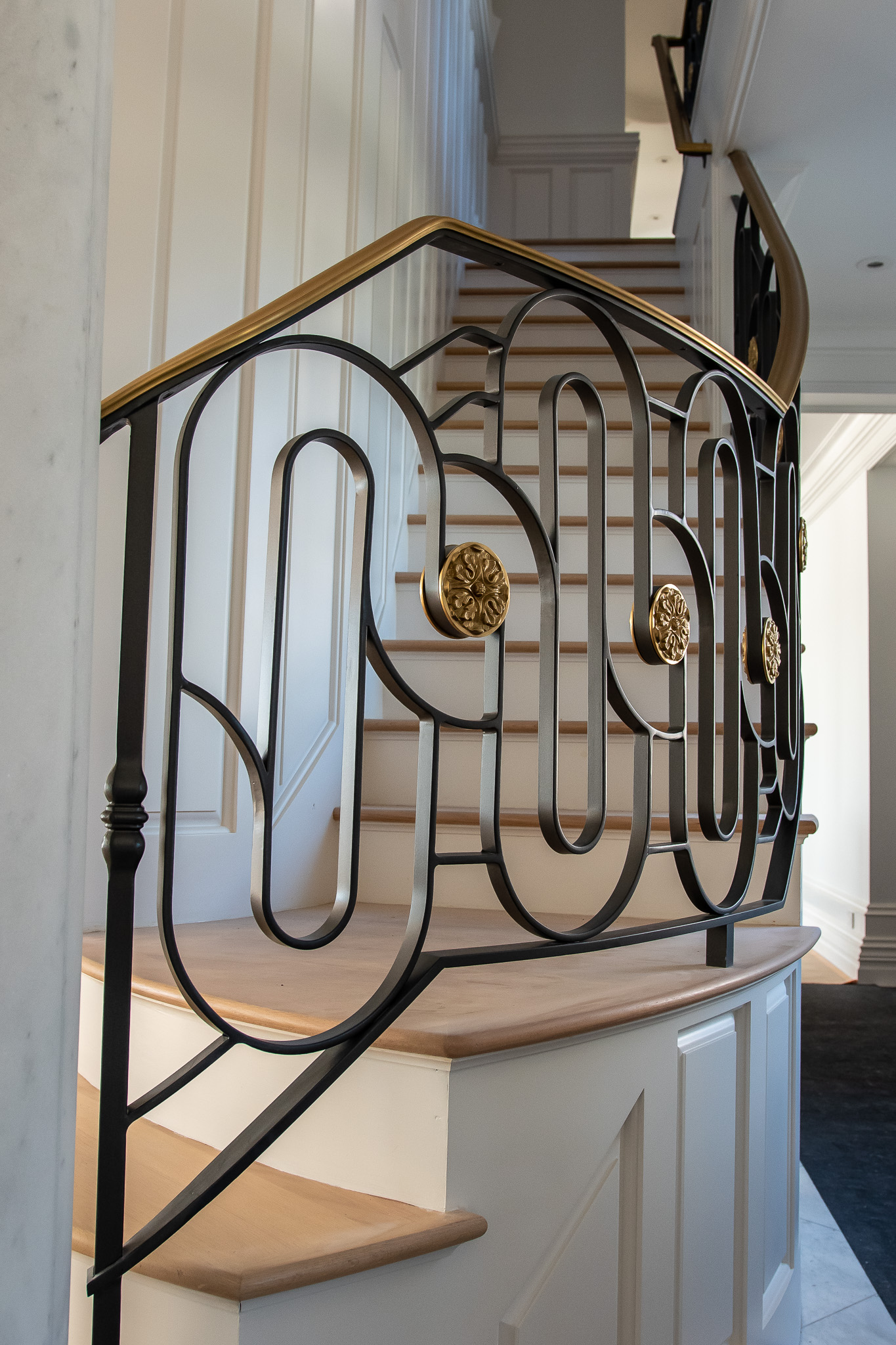 Ornate Railing - Compass Ironworks