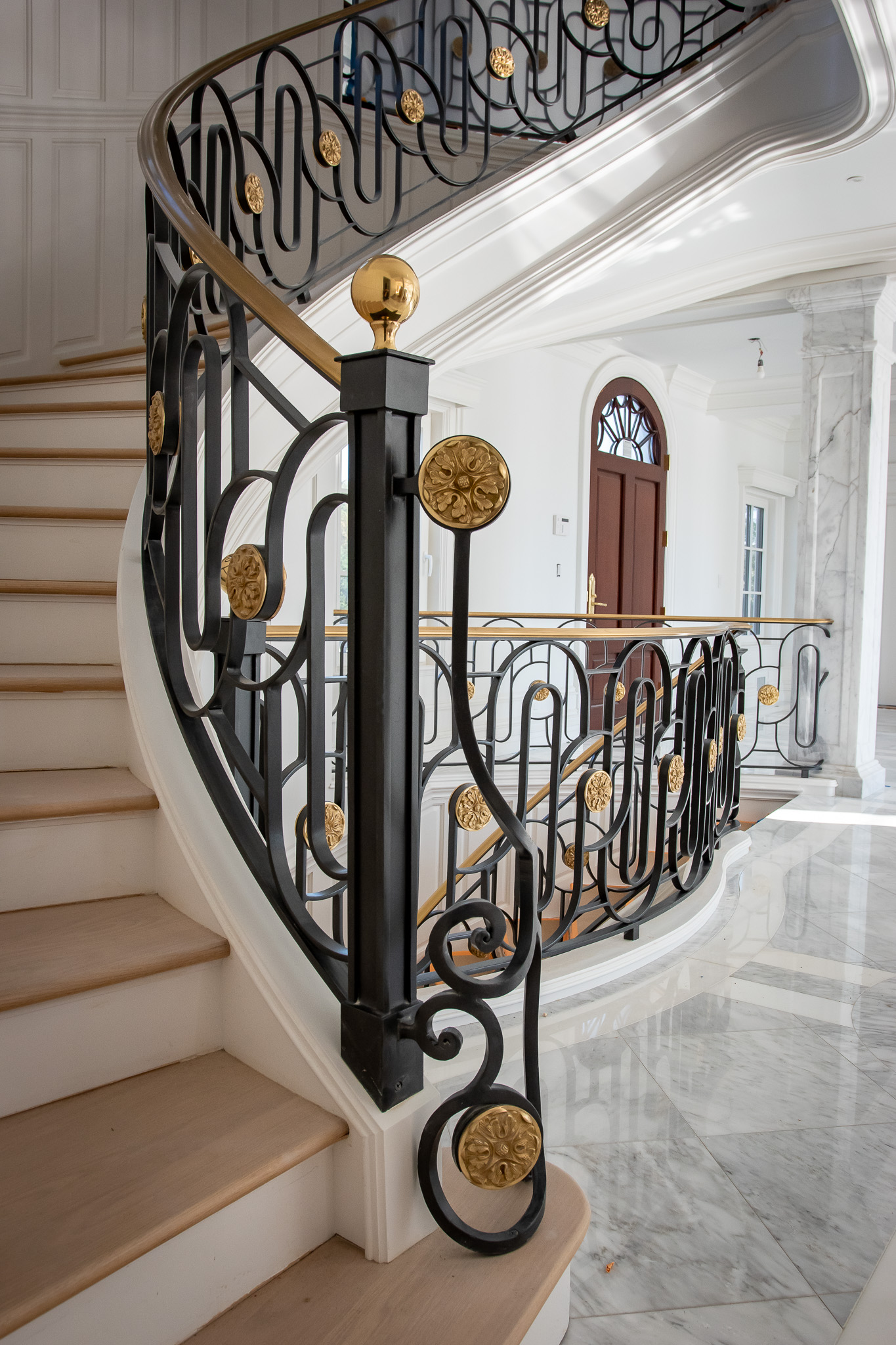 Ornate Railing - Compass Ironworks