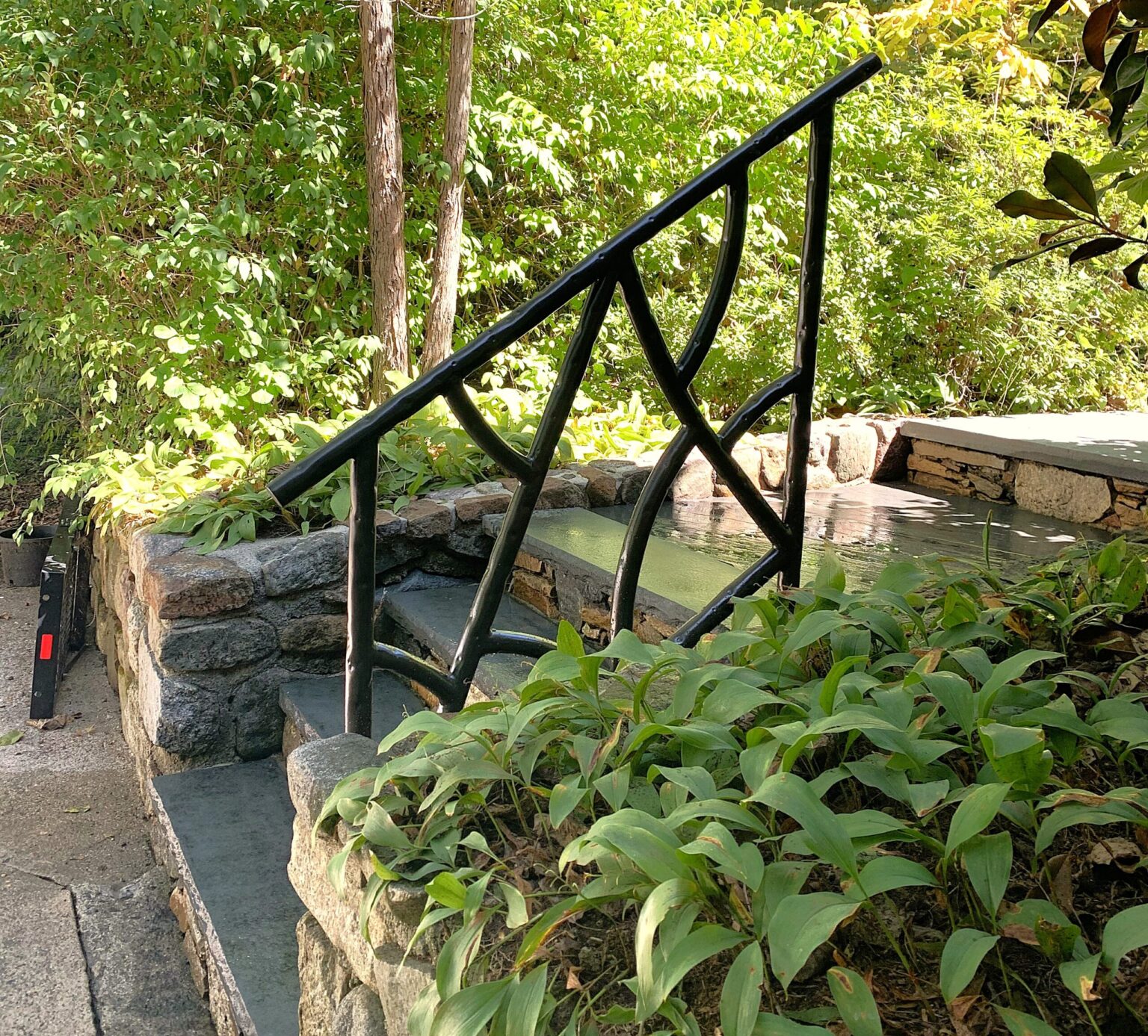 Iron Tree Railing - Compass Ironworks