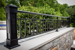 Rectangular Railings - Compass Ironworks